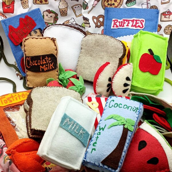 Felt Bread Play Food - Etsy