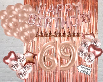 Gold 69th Birthday - Etsy