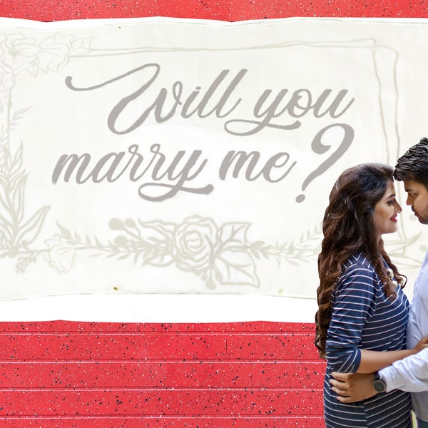 Marriage Proposal Banner - Etsy