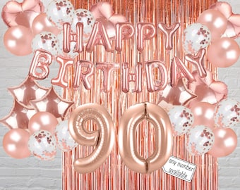 Happy 90th Birthday Banner 90th Birthday Banner 90th Birthday ...