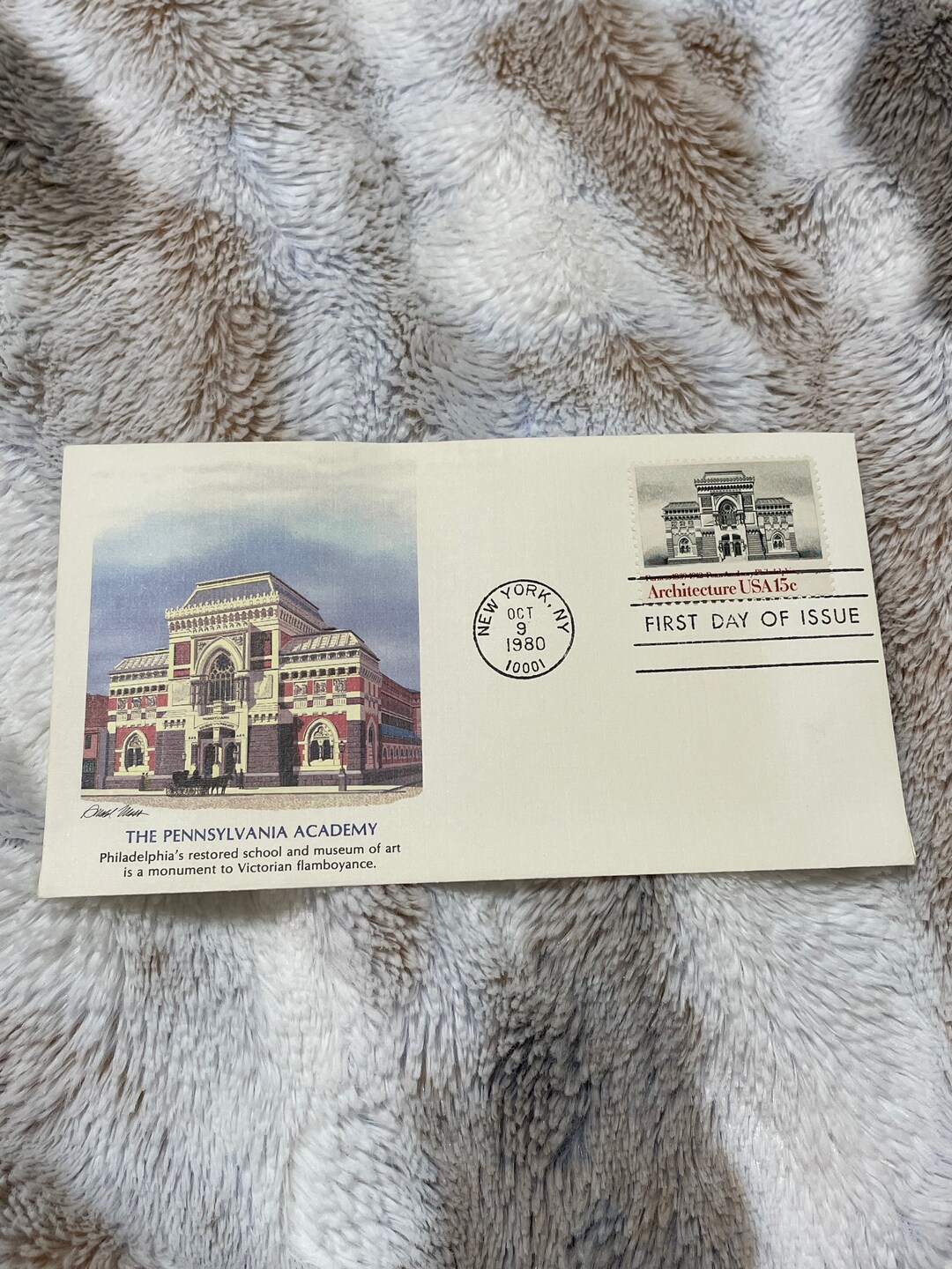 The Pennsylvania Academy First Day of Issue Stamp - Etsy