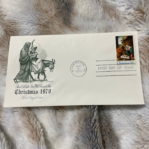 Christmas First Day Covers - Etsy