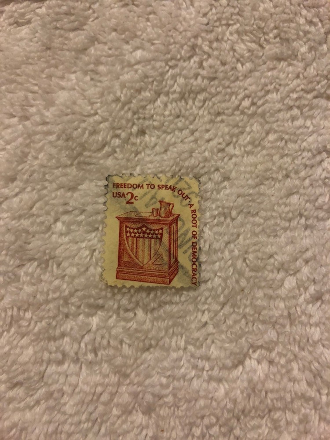 2 Cent Freedom to Speak Out Stamp - Etsy