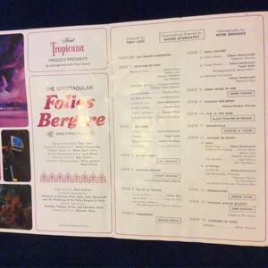 Vintage Tropicana Folies Bergere Program - Etsy