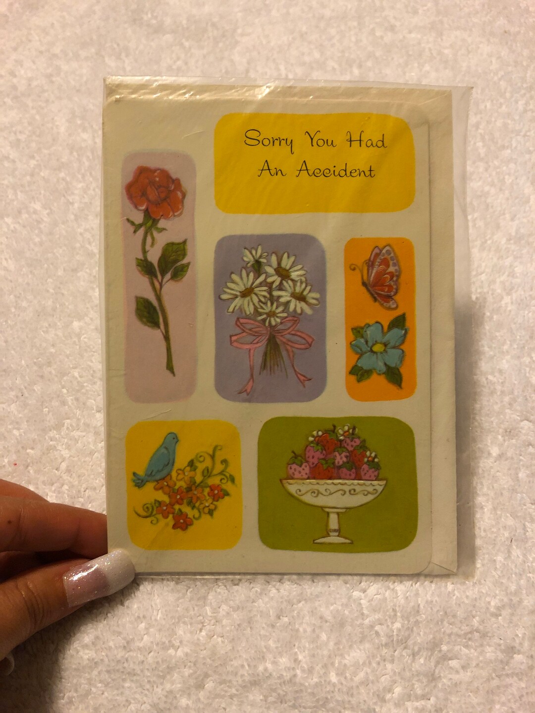 Vintage Sorry About Your Accident Card - Etsy