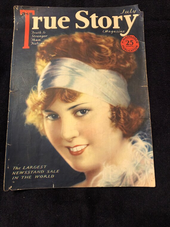 True Story Magazine Cover | Etsy