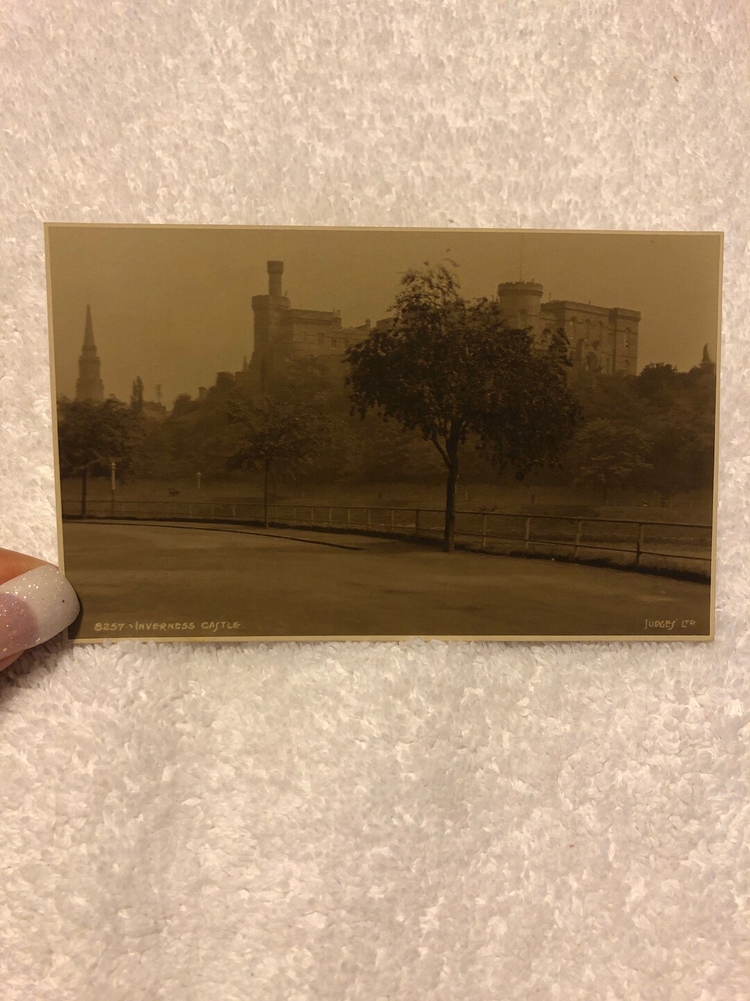 Vintage Inverness Castle Postcard - Etsy