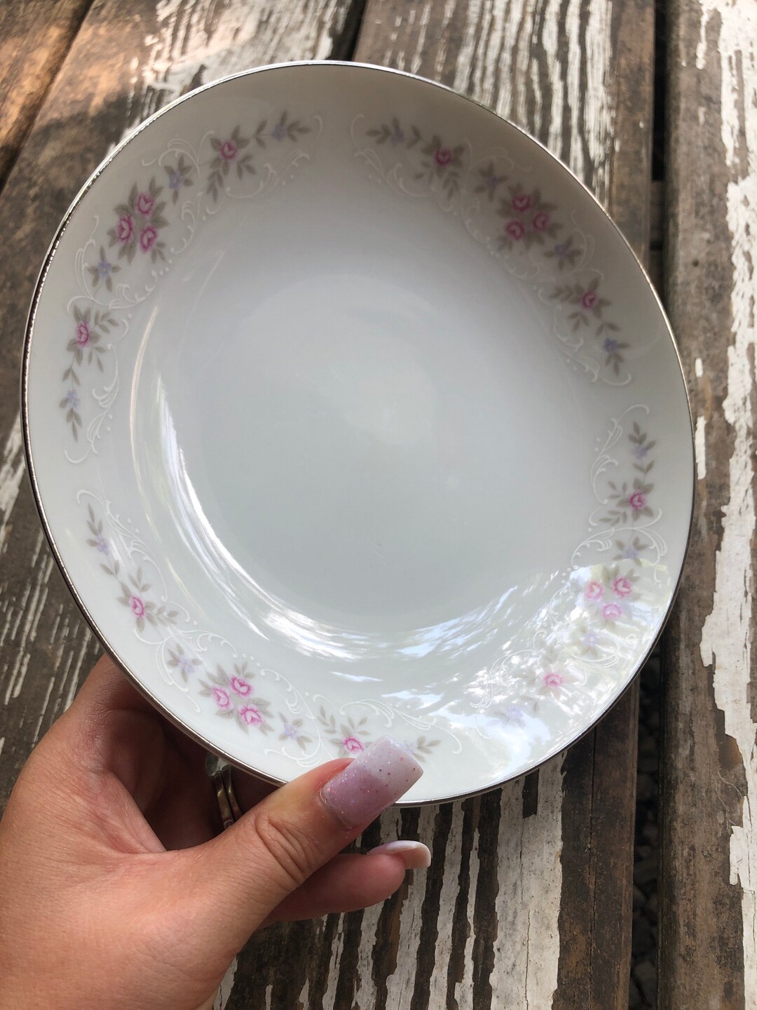 Coventry Fine China Floral Lace 665 Bowl - Etsy