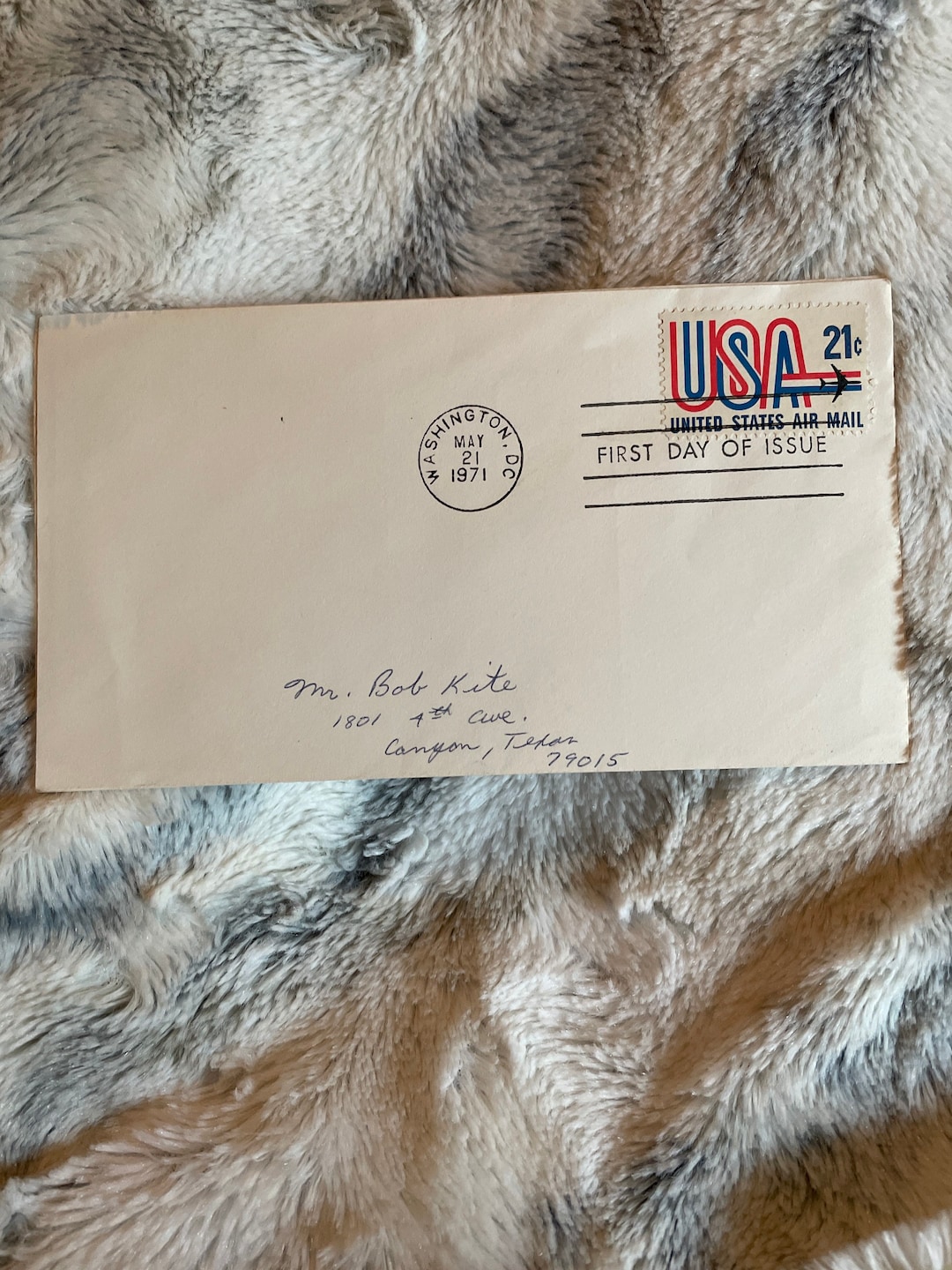 First Day of Issue Airmail Stamp - Etsy