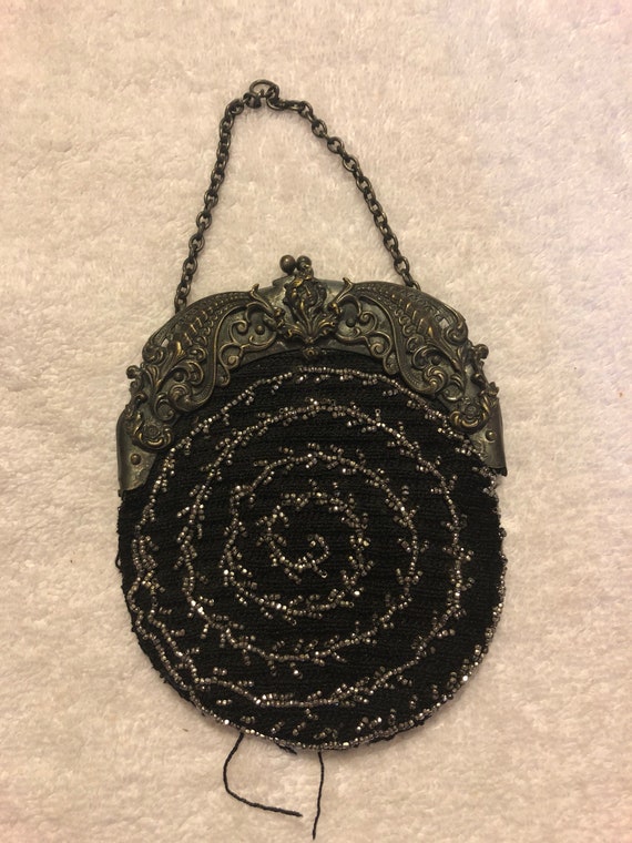 vintage beaded evening bag - Gem