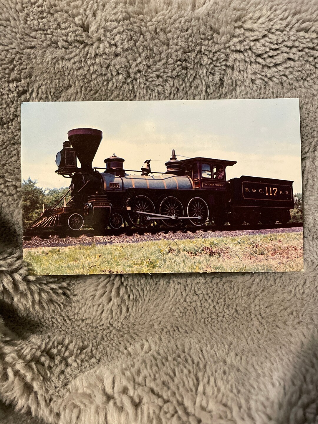Vintage Thomas Perkins Railroad Postcard - Etsy
