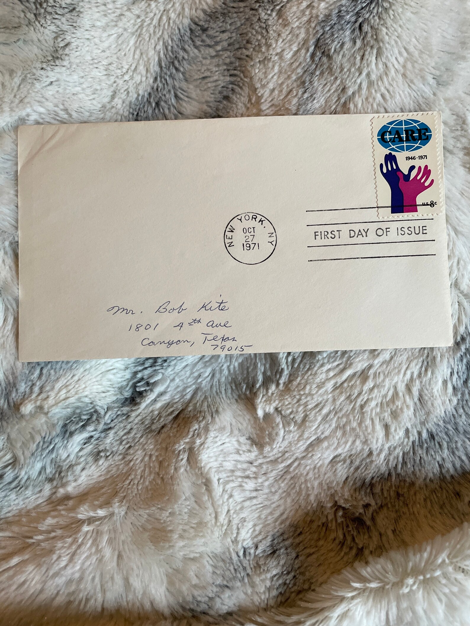 First Day of Issue Care Stamp - Etsy