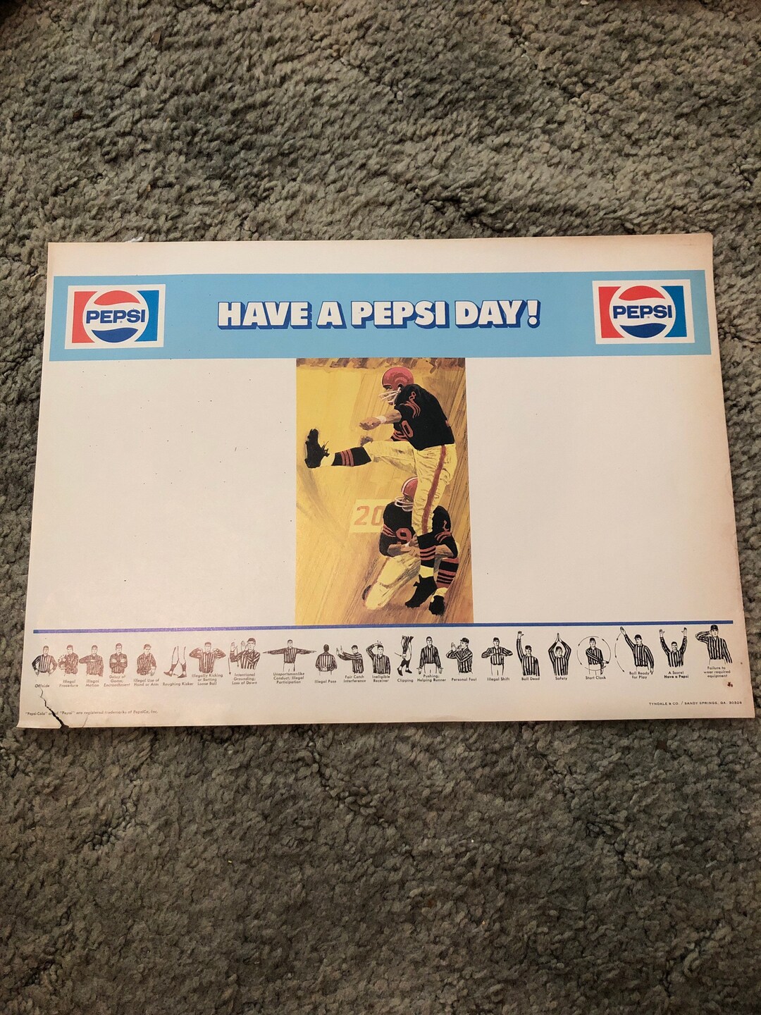 Vintage Pepsi Program Blank - Etsy