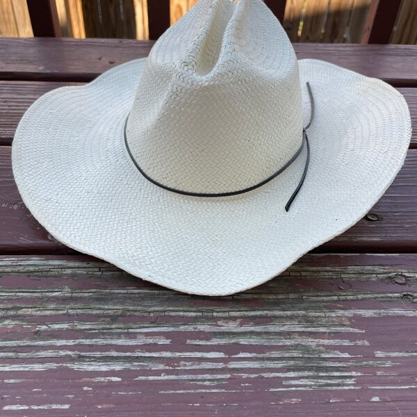 Distressed Straw Hat - Etsy