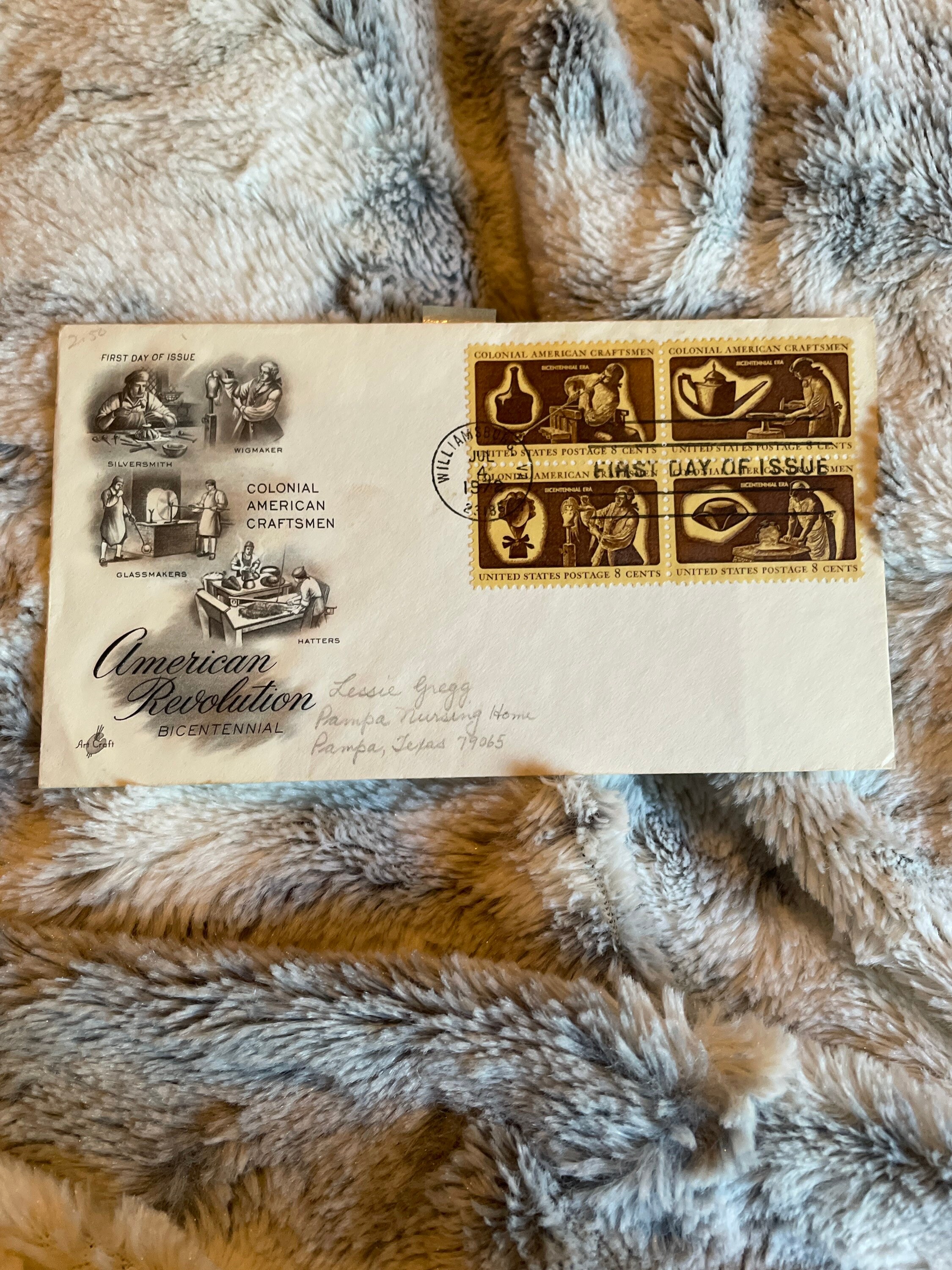 Postage Stamps Collectibles First Day of Issue Colonial American ...