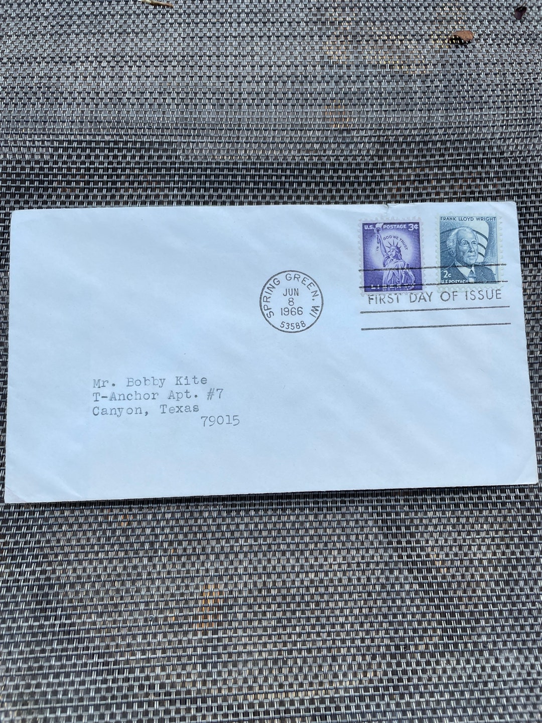 First Day of Issue Frank Lloyd Wright Stamp - Etsy