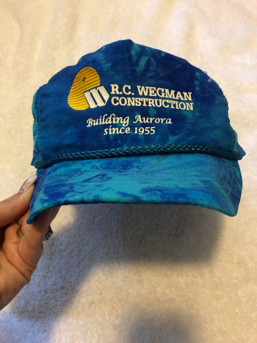 Blue Tie Dye WRC Wegman Construction Hat - Etsy