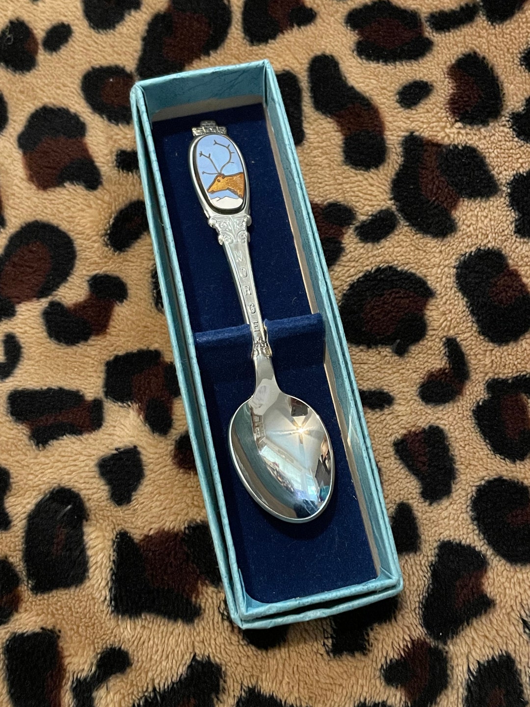 Vintage Norge Souvenir Spoon - Etsy