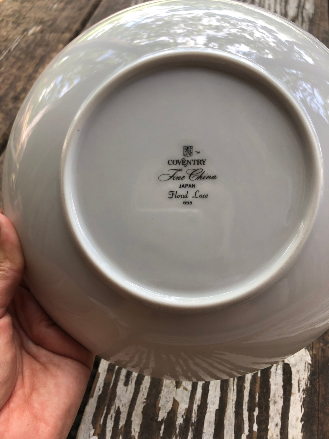 Coventry Fine China Floral Lace 665 Bowl - Etsy