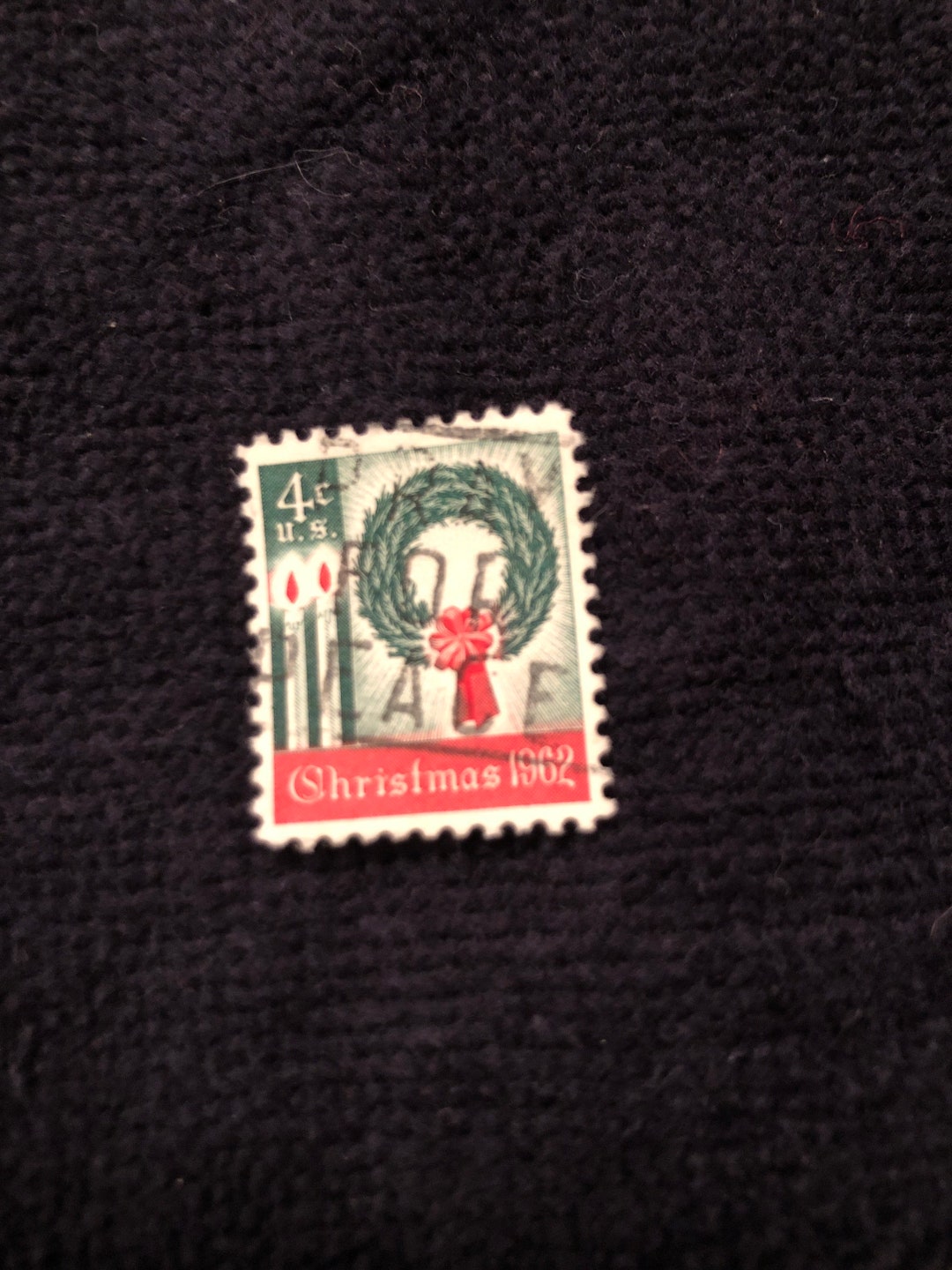 4 Cent Christmas Stamp - Etsy