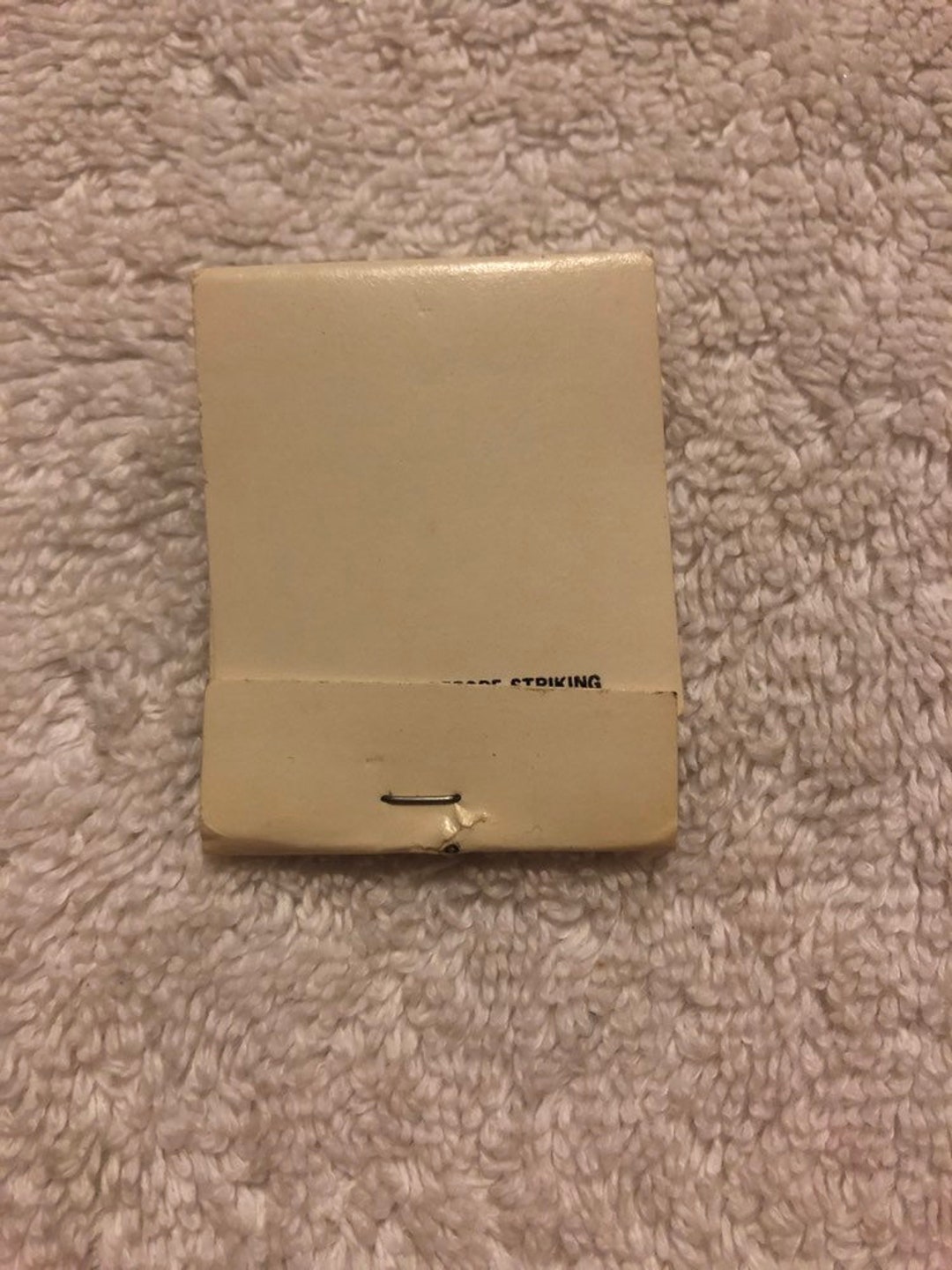 Plain White Matchbook - Etsy