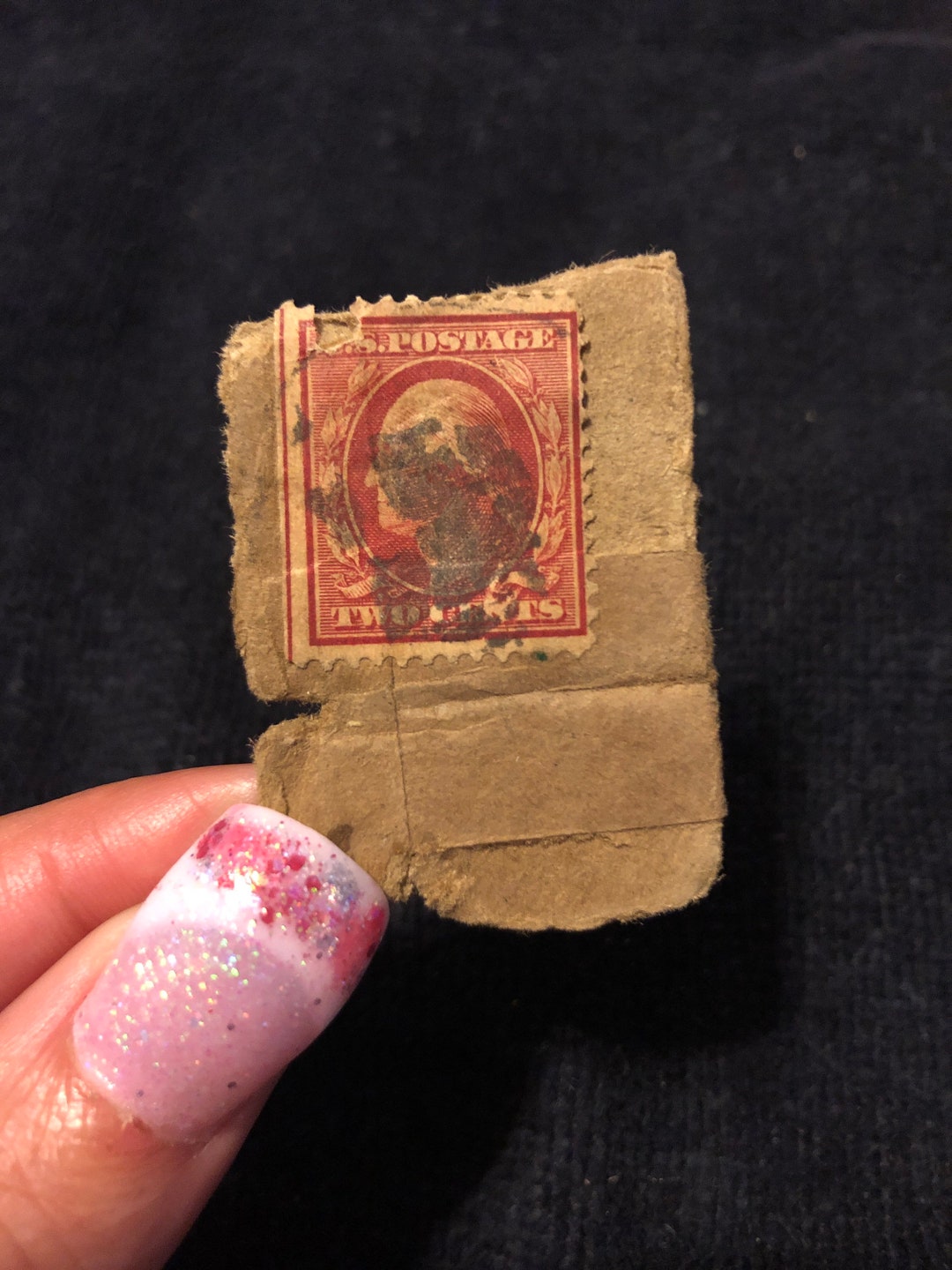 Washington Two Cent Red Stamp - Etsy