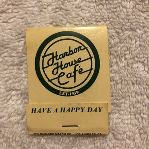 Harbor House Cafe Matchbook - Etsy