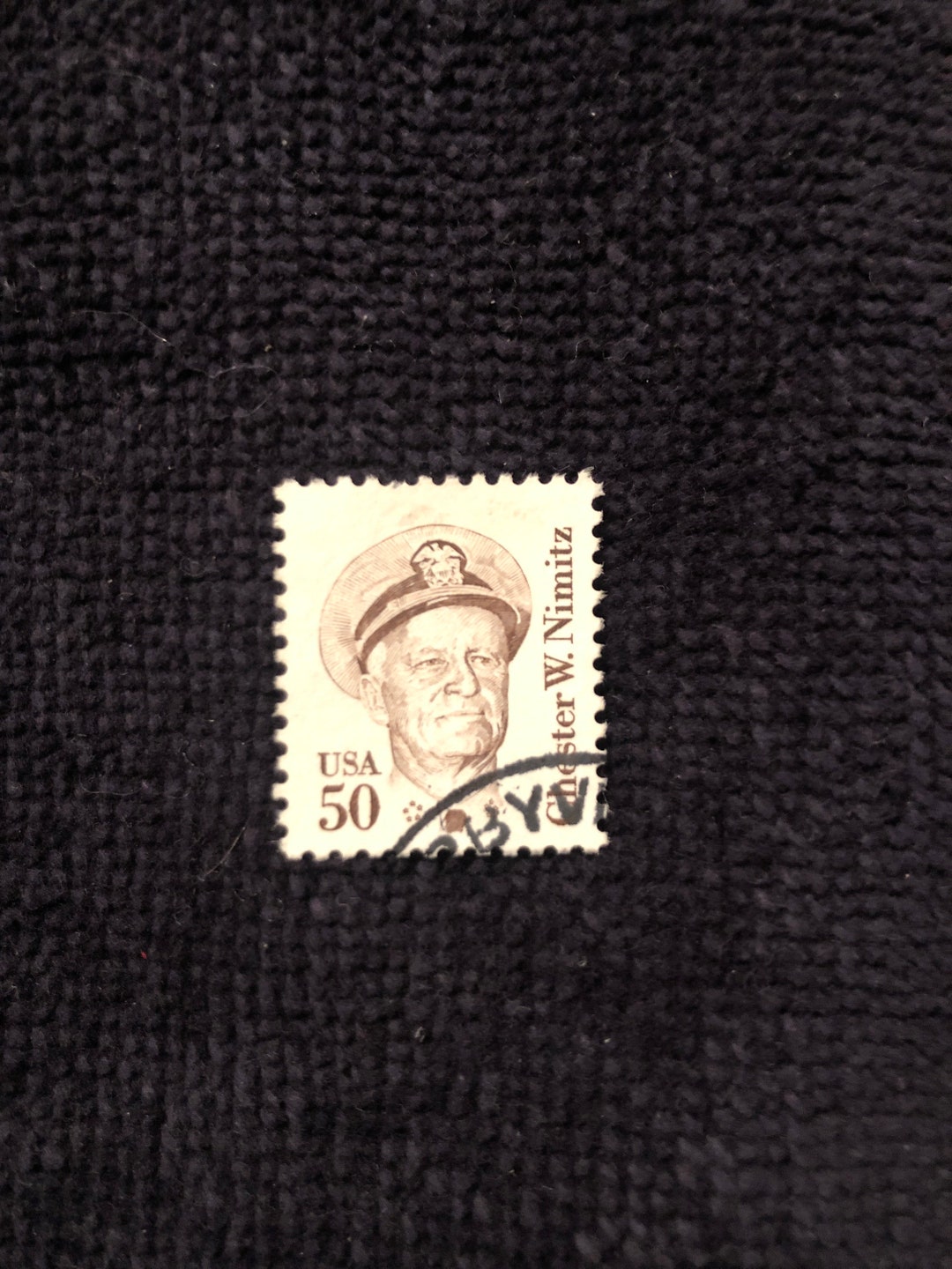 Chester W Nimitz 50 Cent Stamp - Etsy