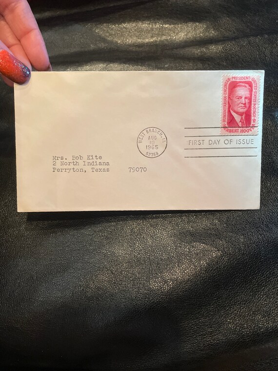 Herbert Hoover First Day of Issue Stamp - Etsy