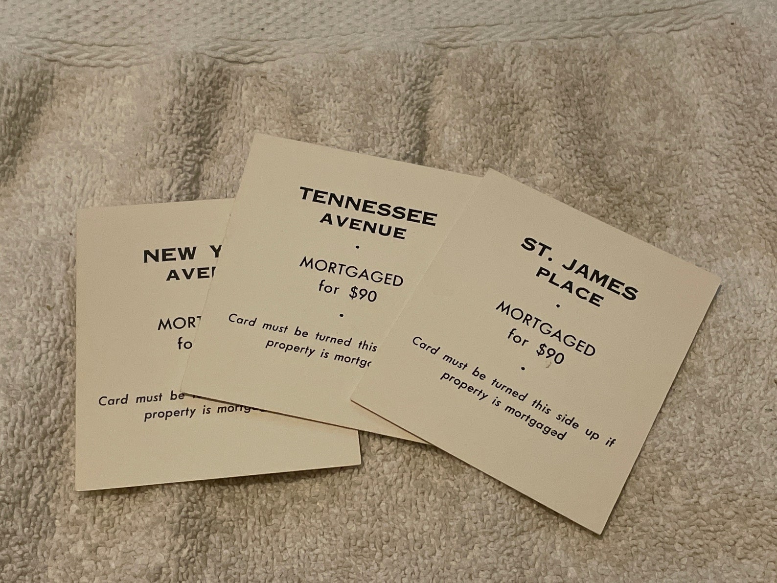 Vintage Monopoly Game Cards - Etsy