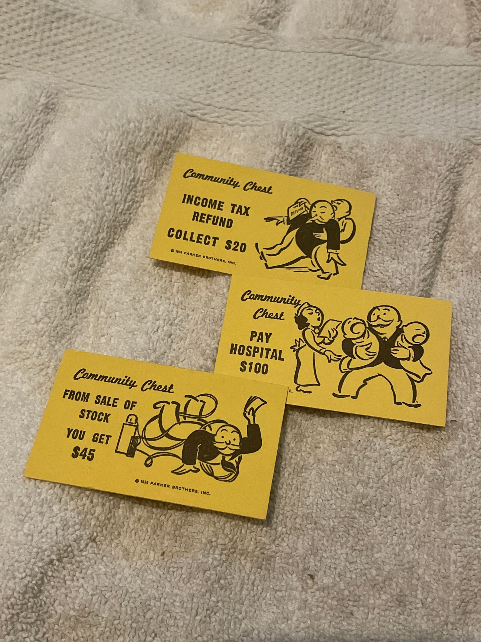 Vintage Monopoly Game Cards | Etsy