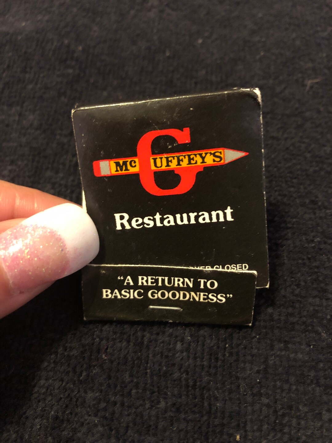 Mcguffeys Restaurant Matchbook - Etsy