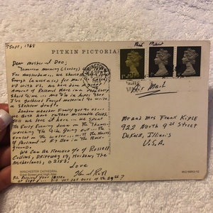 1968 Winchester Cathedral Post Card - Etsy