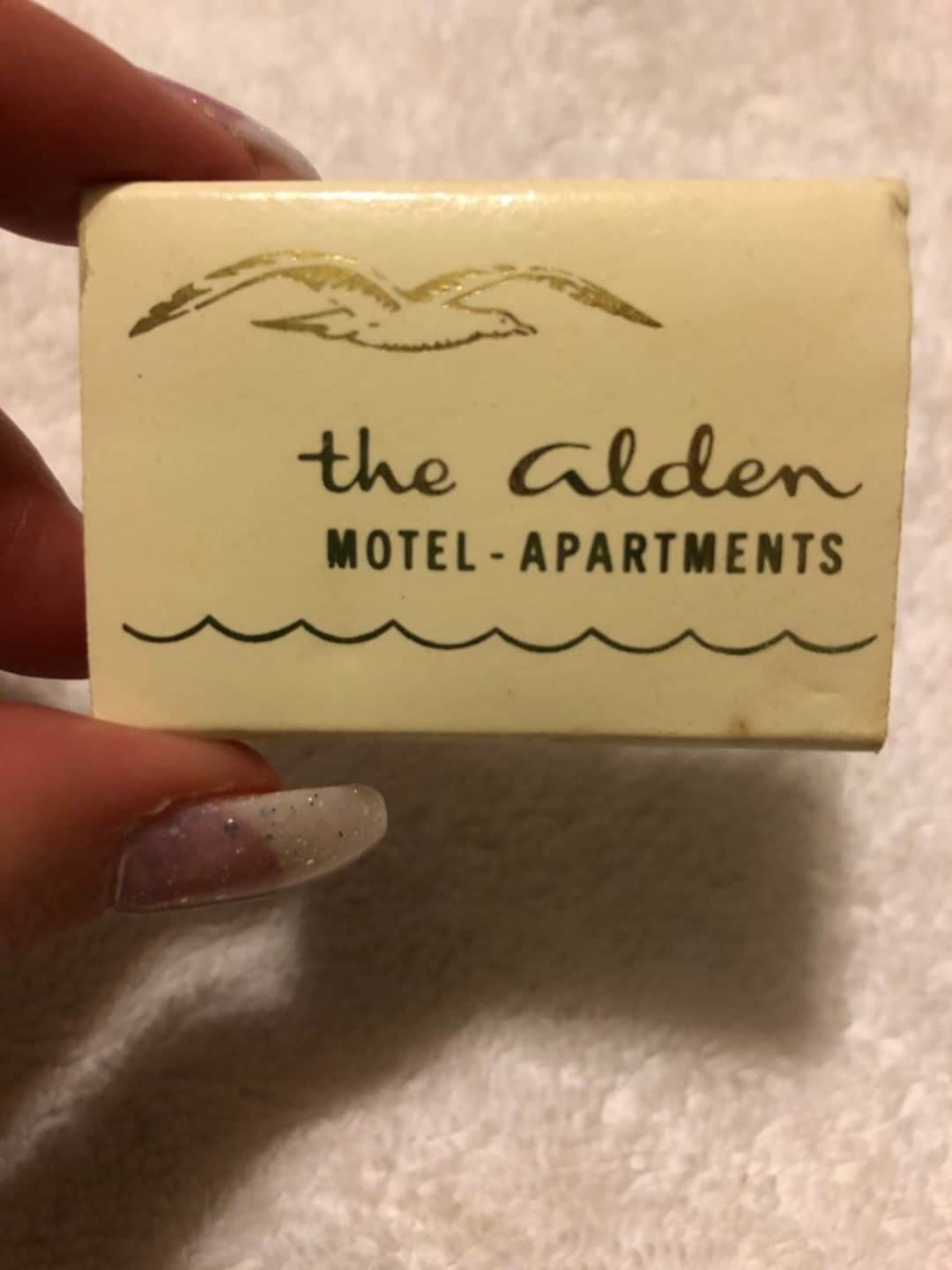 The Alden Motel-apartments Matchbox Cover - Etsy