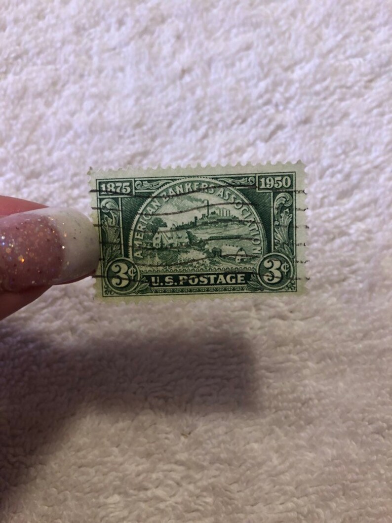 3 Cent American Bankers Association Stamp | Etsy
