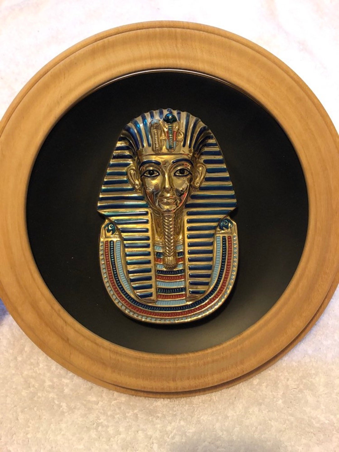 Osiris Porcelain King Tut Decorative Plate - Etsy