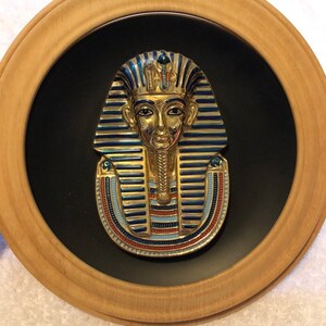 Osiris Porcelain King Tut Decorative Plate - Etsy