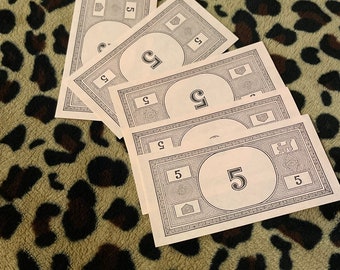 Genuine Monopoly Money Complete Set of Paper Money 500 - Etsy