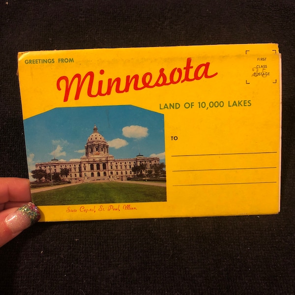 Minnesota Postcard - Etsy