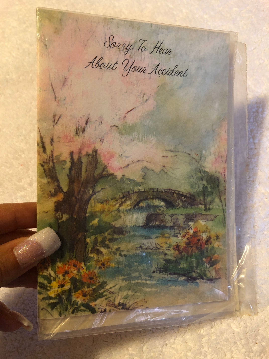 Vintage Sorry About Your Accident Card - Etsy