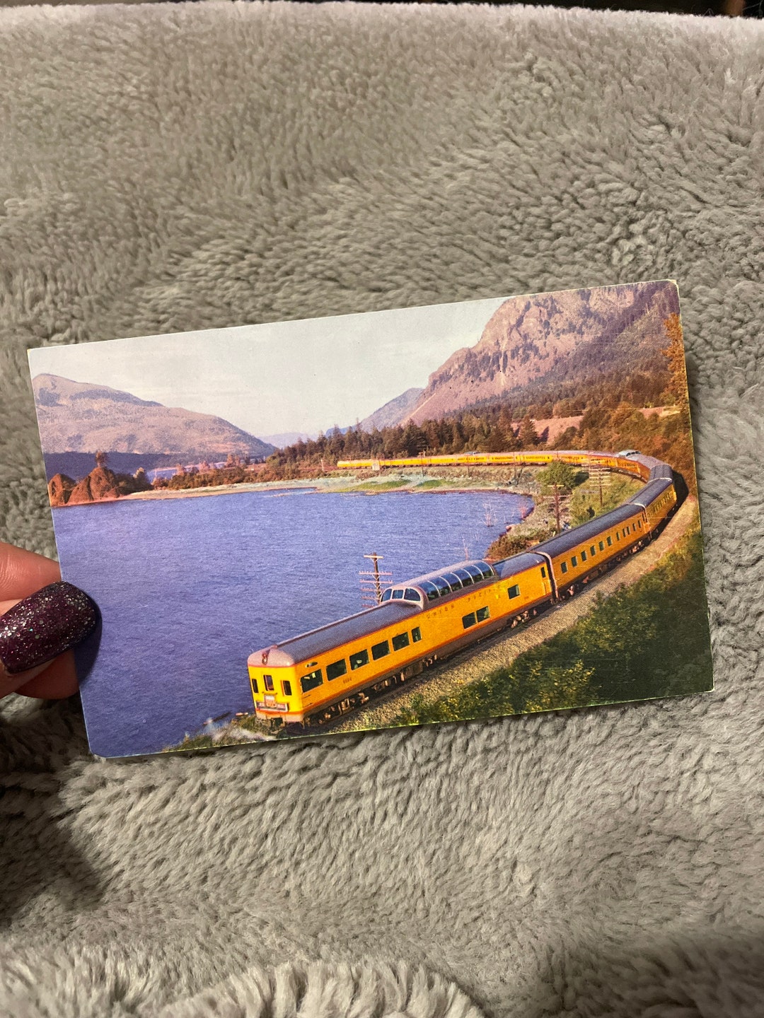 Vintage Union Pacific Railroad Postcard - Etsy