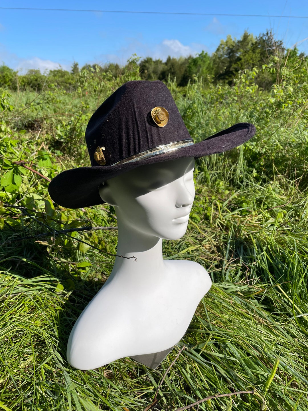 Vintage Cowboy Hat - Etsy