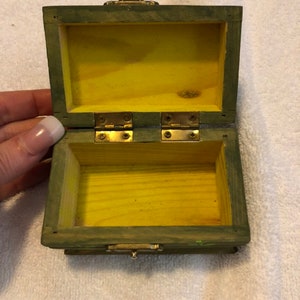 Hand Painted Mini Chest - Etsy