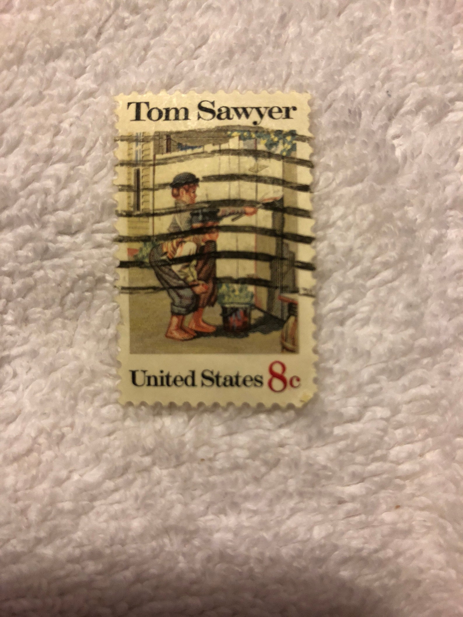 8 Cent Tom Sawyer Stamp | Etsy