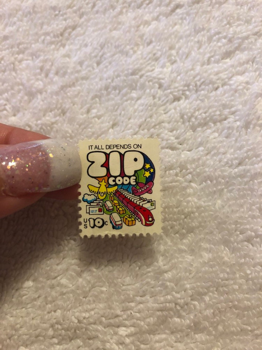10 Cent Zip Code Stamp - Etsy