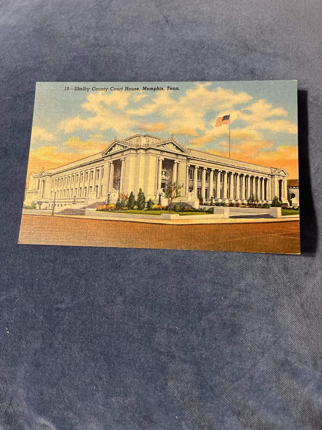 Vintage Memphis Tennessee Postcard - Etsy