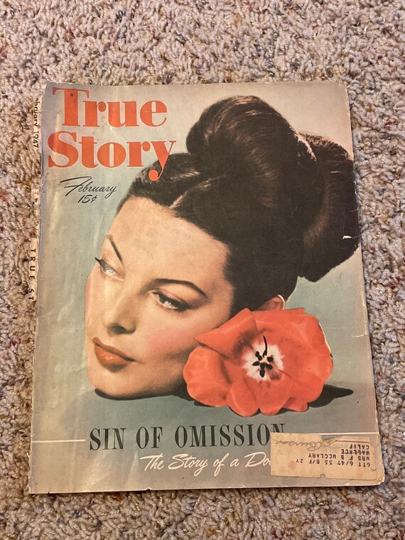 Vintage True Story Magazine Cover - Etsy