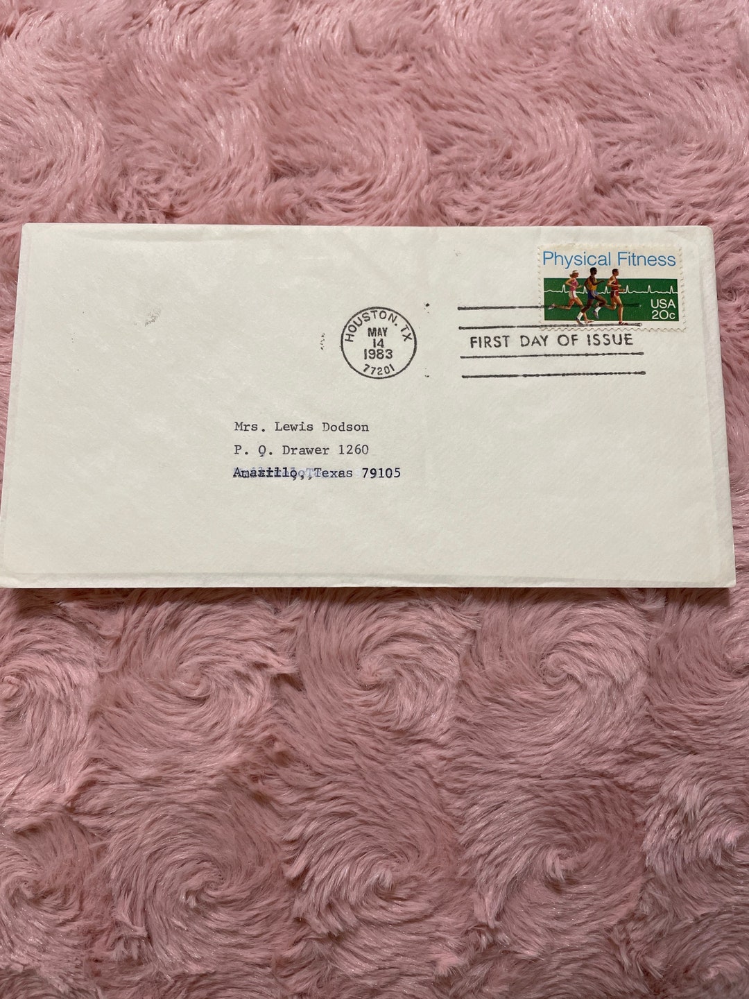 First Day of Issue Physical Fitness Stamp - Etsy