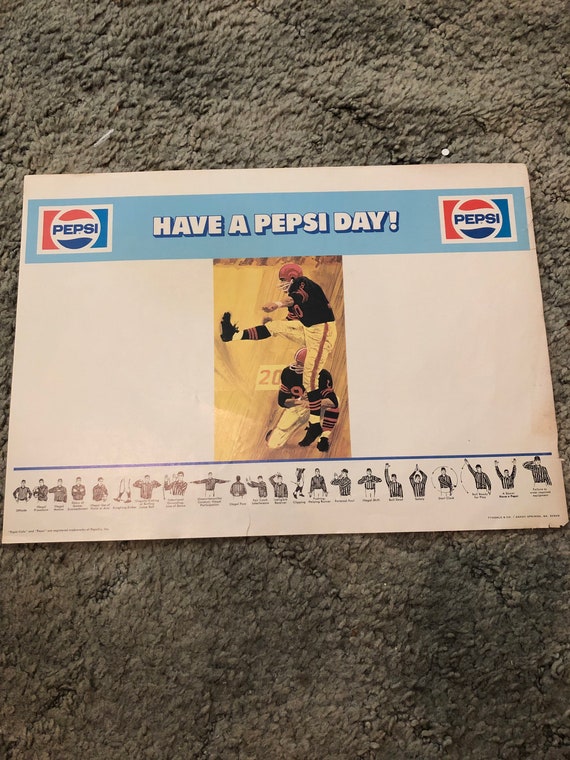 Vintage Pepsi Program Blank | Etsy