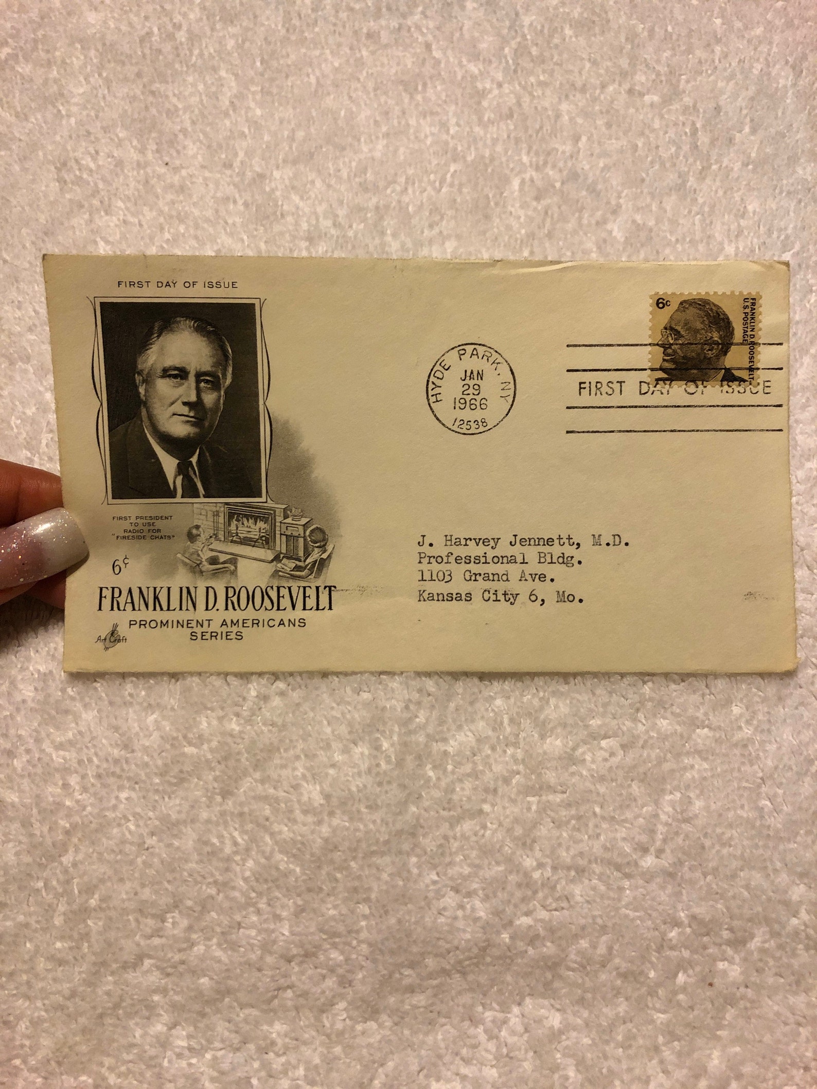 1966 Franklin D Roosevelt First Day of Issue Stamp - Etsy
